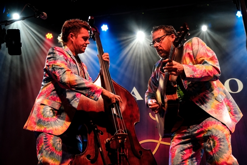 TRAVIS BOOK & ANDY FALCO of THE INFAMOUS STRINGDUSTERS DO JERRY at ...